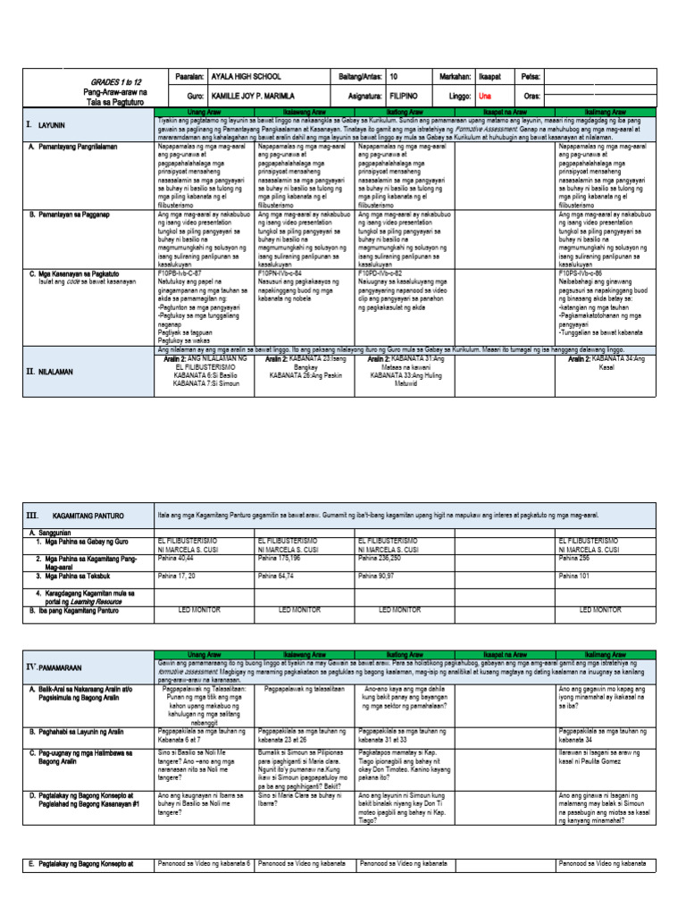 ARALIN 4.2.docx Version 1 | PDF
