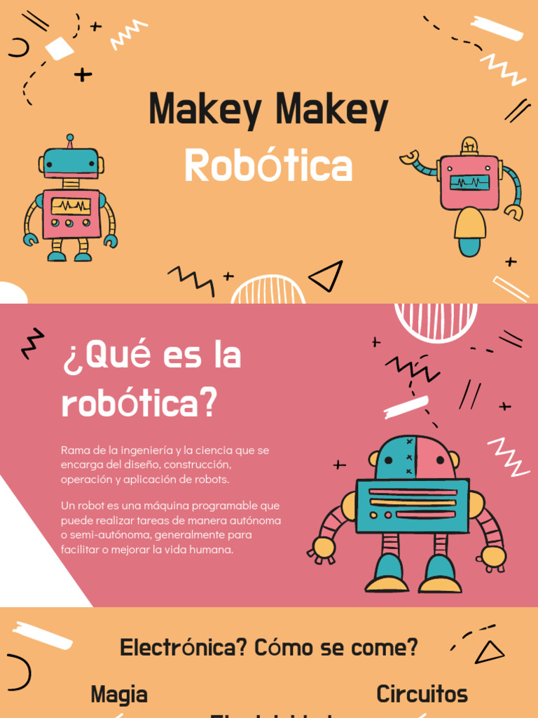 Introducción a Robótica y Makey Makey | PDF | Tecnología