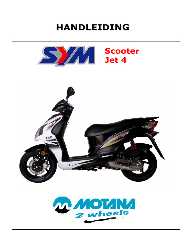 Gebruikershandleiding-Com - Sym Jet | PDF