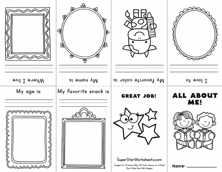All About Me Minibook | PDF