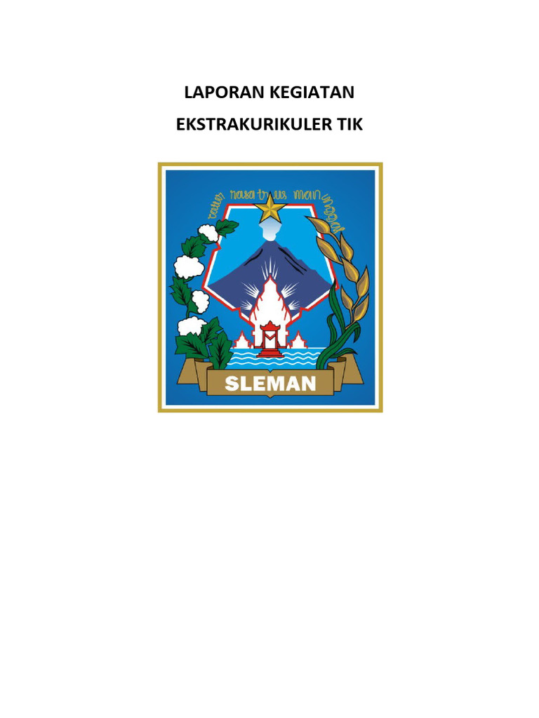 Laporan Kegiatan Ekstrakurikuler Tik | PDF