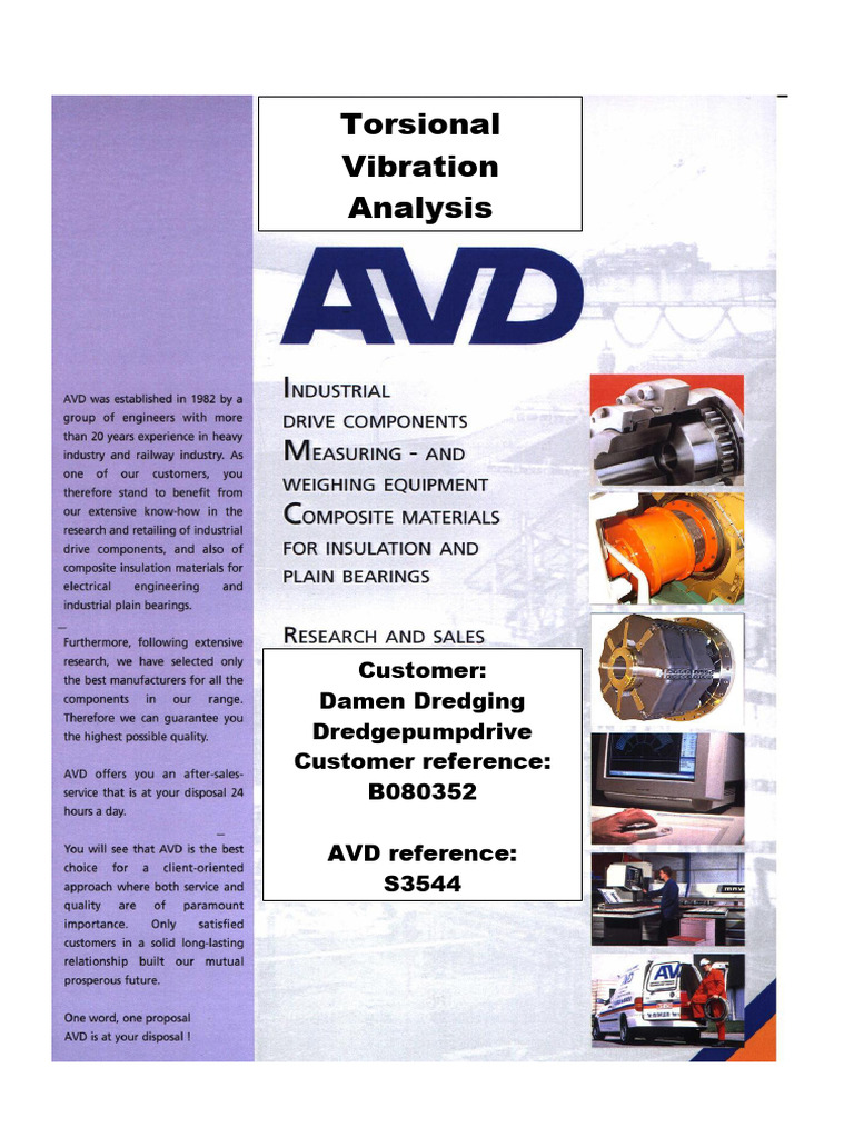 AVD Trillingsberekening TVAs3544 | PDF | Mechanics | Mechanical Engineering