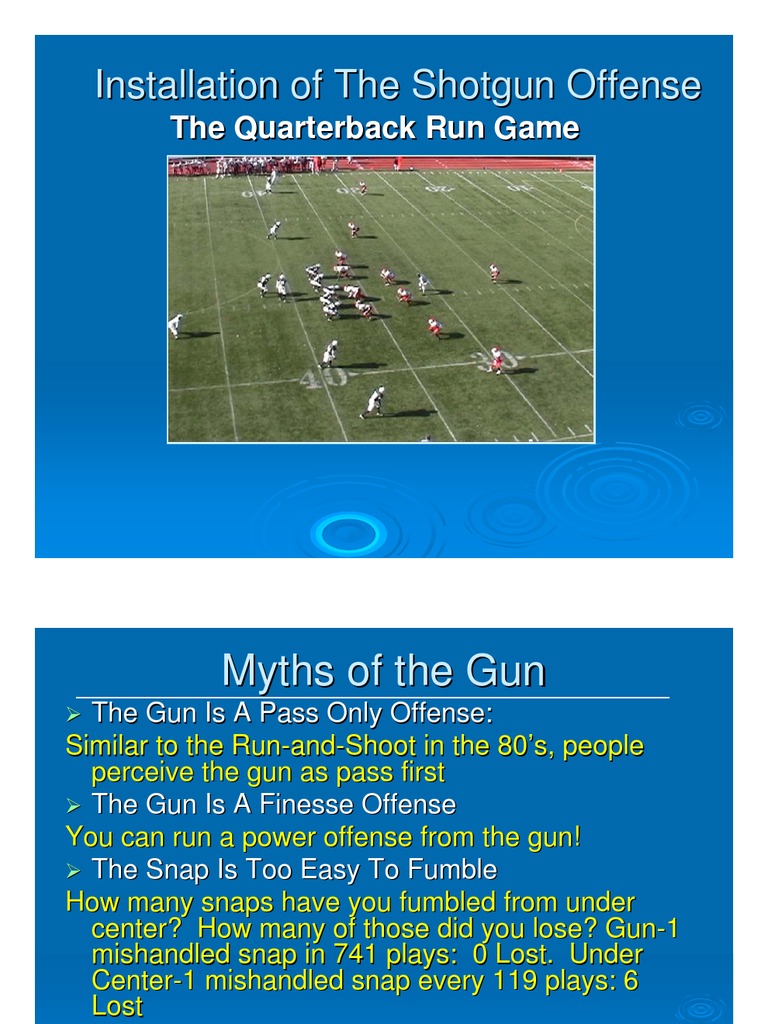 Enhancing the QB Run Game in Shotgun | PDF | Quarterback | National ...