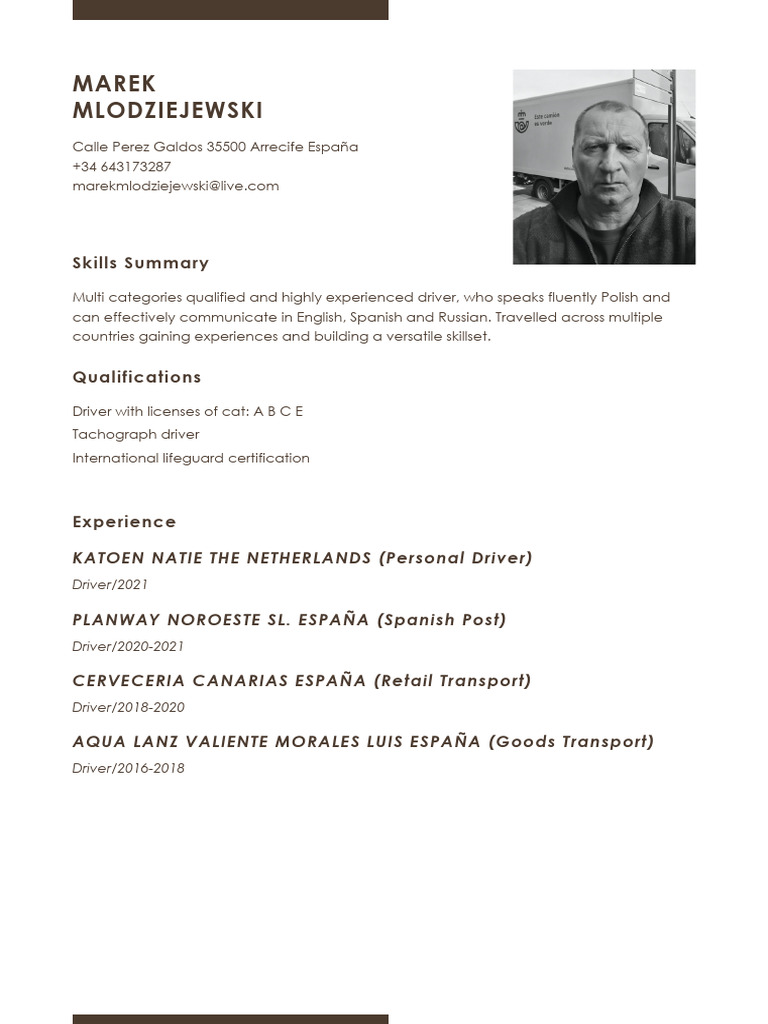 CV Marek | PDF