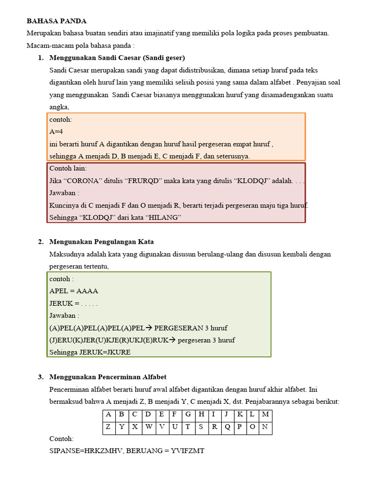 Panduan Lengkap Bahasa Panda | PDF | Seni & Disiplin Bahasa