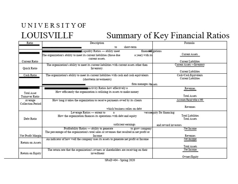 Financial Ratios S | PDF | Financial Ratio | Equity (Finance)