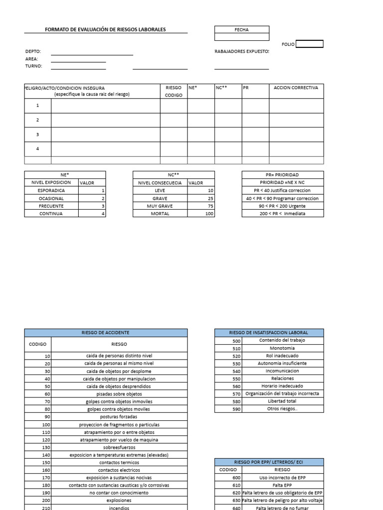 Formato IBR - XLSX - Hoja2 | PDF