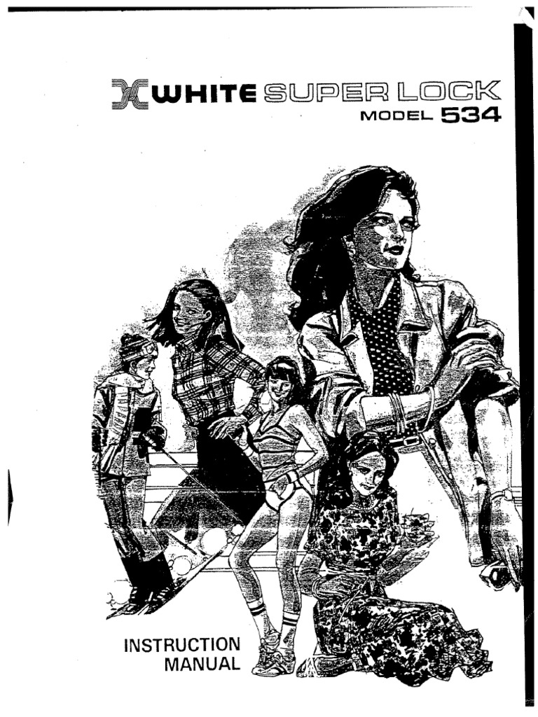White Superlock 534 Manual | PDF