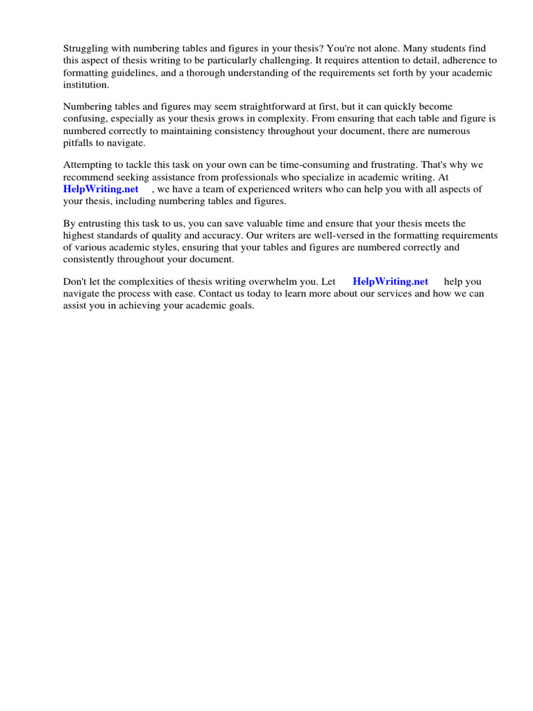 Numbering Tables and Figures in Thesis | PDF | Thesis | Microsoft Word