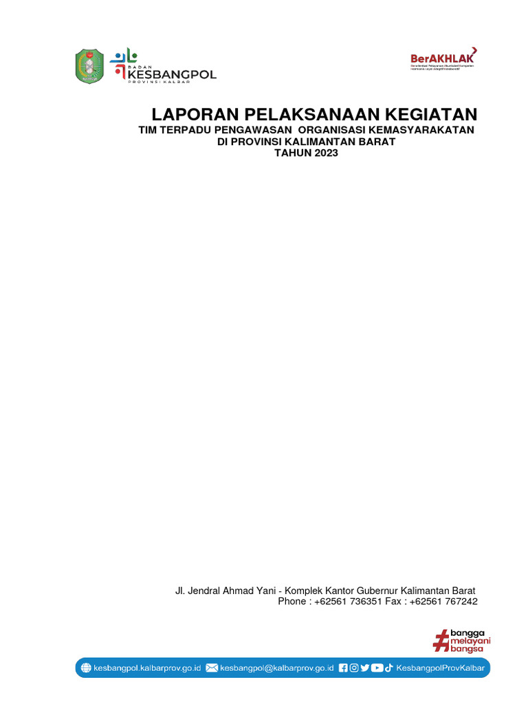 Format Laporan 2023 Timdu - PDF Scan | PDF