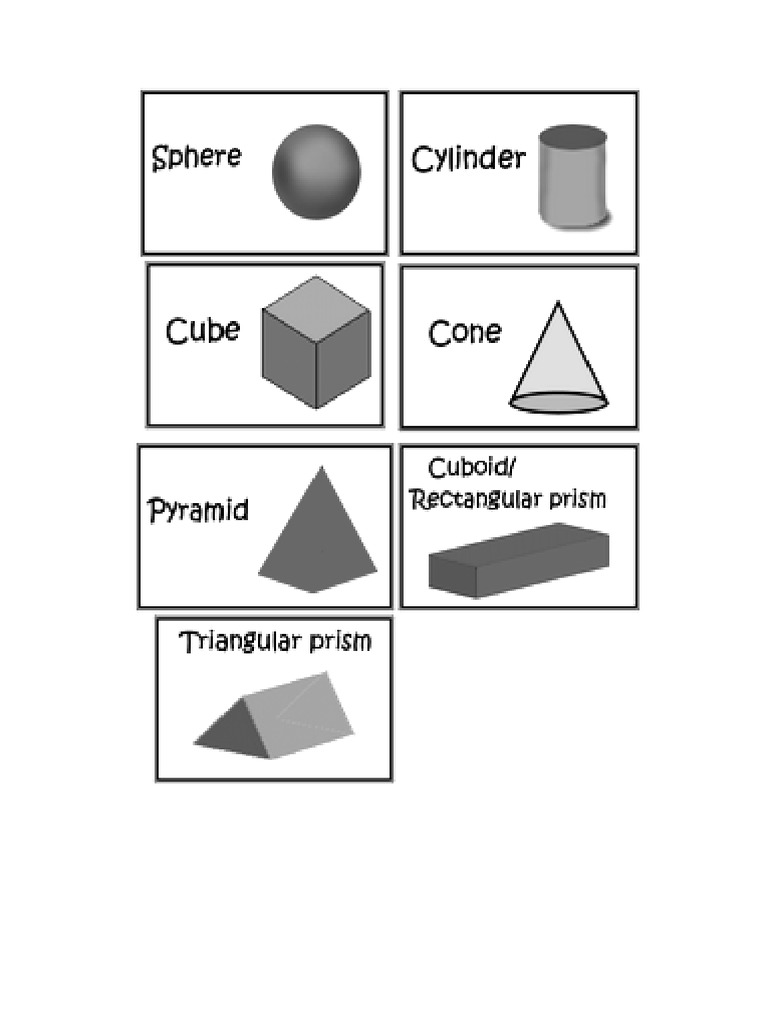 3D Shapes | PDF
