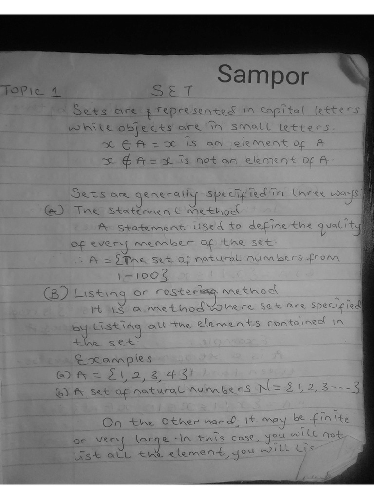 (Sampor) Mat 111 Note | PDF