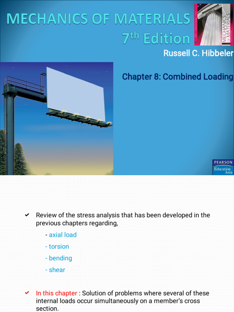 Chapter 8 - Combined Loading | Download Free PDF | Stress (Mechanics ...
