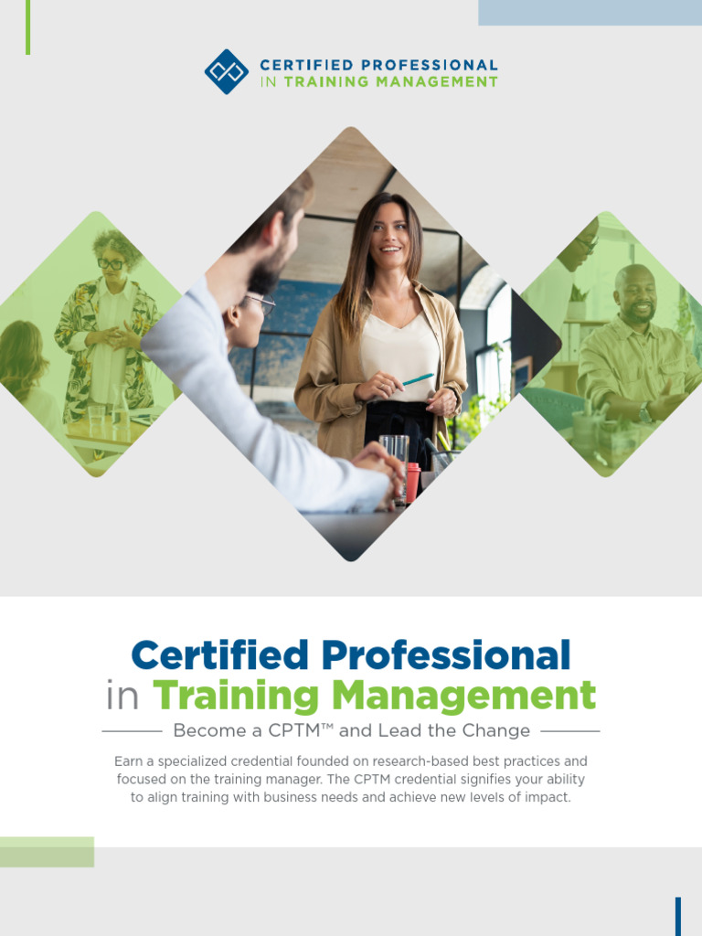 The Certified Professional in Training Management Program Brochure | PDF | Educational ...