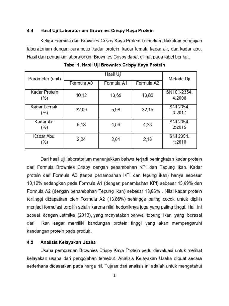 Kaji Terap Brownies | PDF