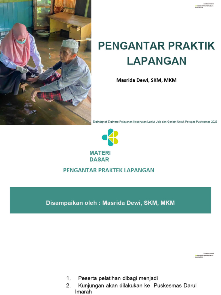 Pengantar Praktik Lapangan - Masrida Dewi | PDF | Sains & Matematika