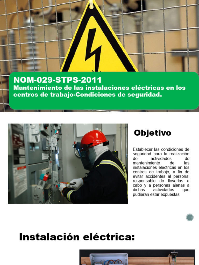 Nom 029 STPS 2011 | PDF | Ingenieria Eléctrica | Electricidad