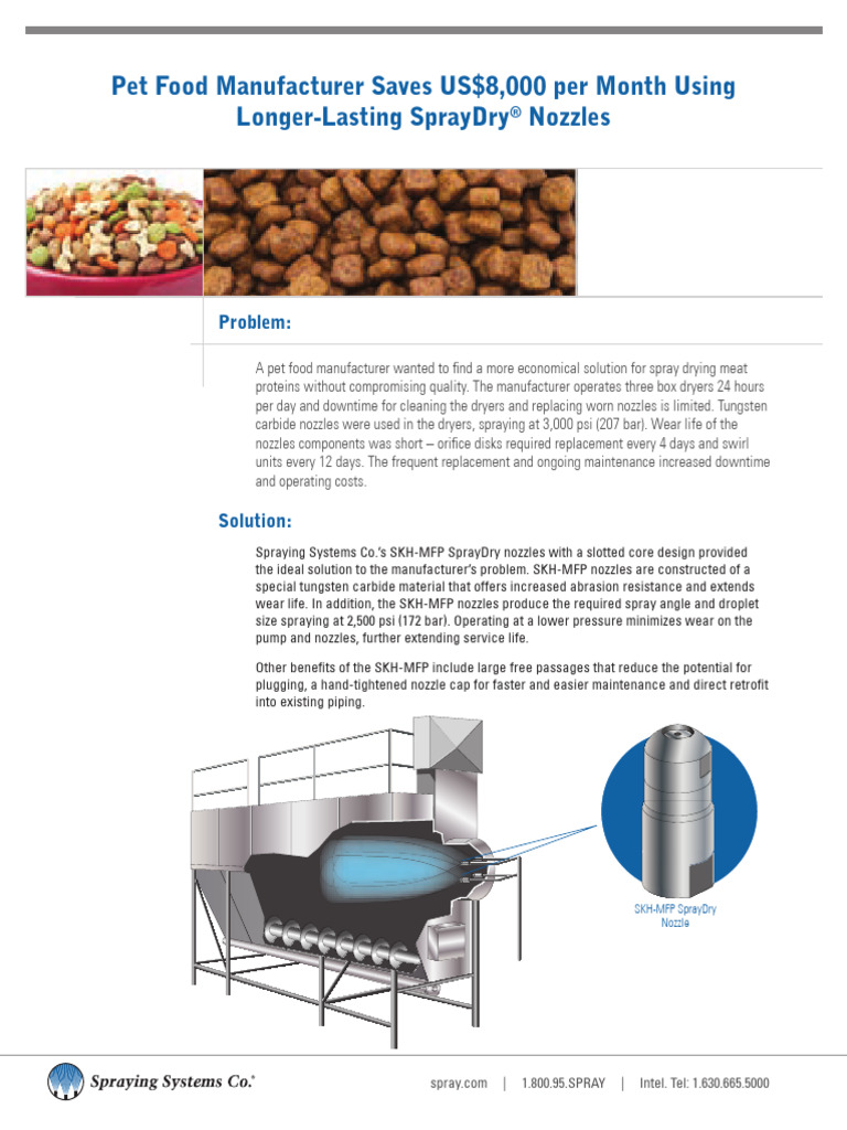 CS178A - Pet Food MFG Saves - Web | PDF | Clothes Dryer | Materials CS178A - Pet Food MFG Saves - Web | PDF | Clothes Dryer | Materials