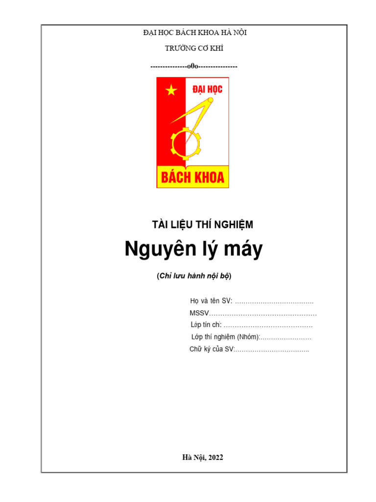Bao Cao Thi Nghiem Nguyen Ly May | PDF
