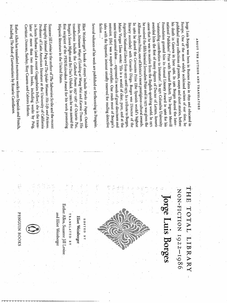 The Argentine Writers and The Tradition (Full Tect) | PDF