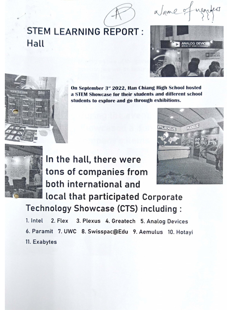 STEAM Showcase Sample Report | PDF