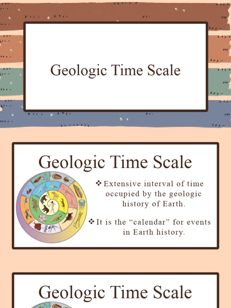 General Biology II Geologic Time Scale | PDF