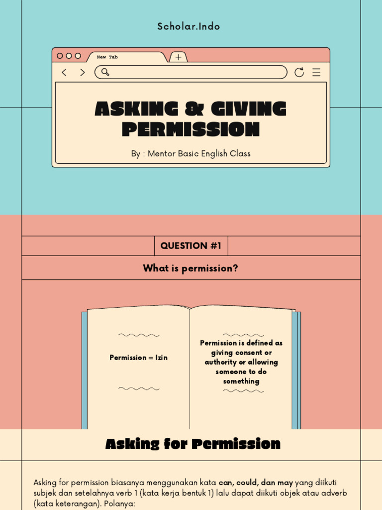 Materi 4-Asking & Giving Permission | PDF