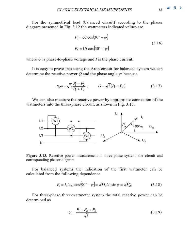 Measuring Reactive Power in Three-Phase Systems | PDF | Science & Mathematics