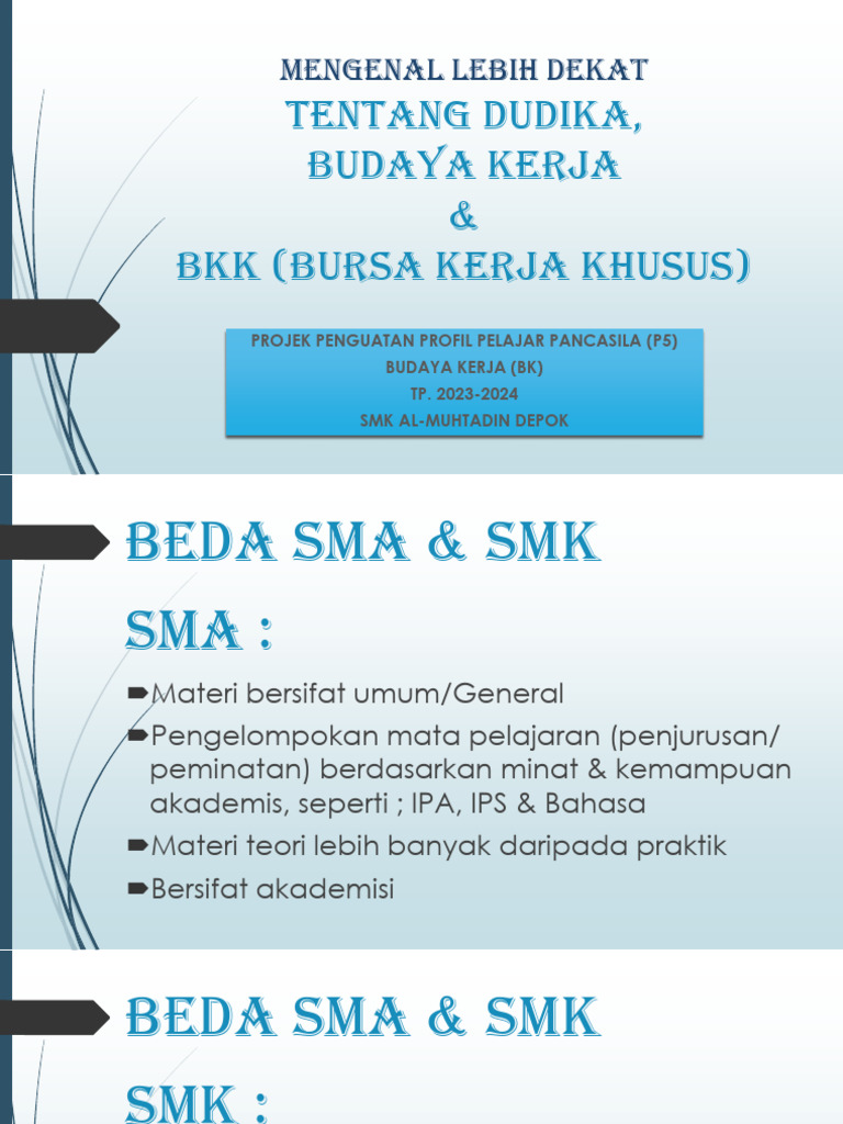 P5BK Tema Kebekerjaan | PDF