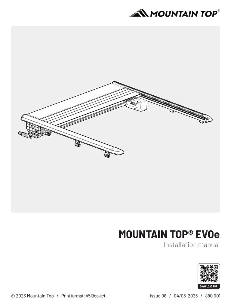 Mountain Top® Evoe: Installation Manual | PDF