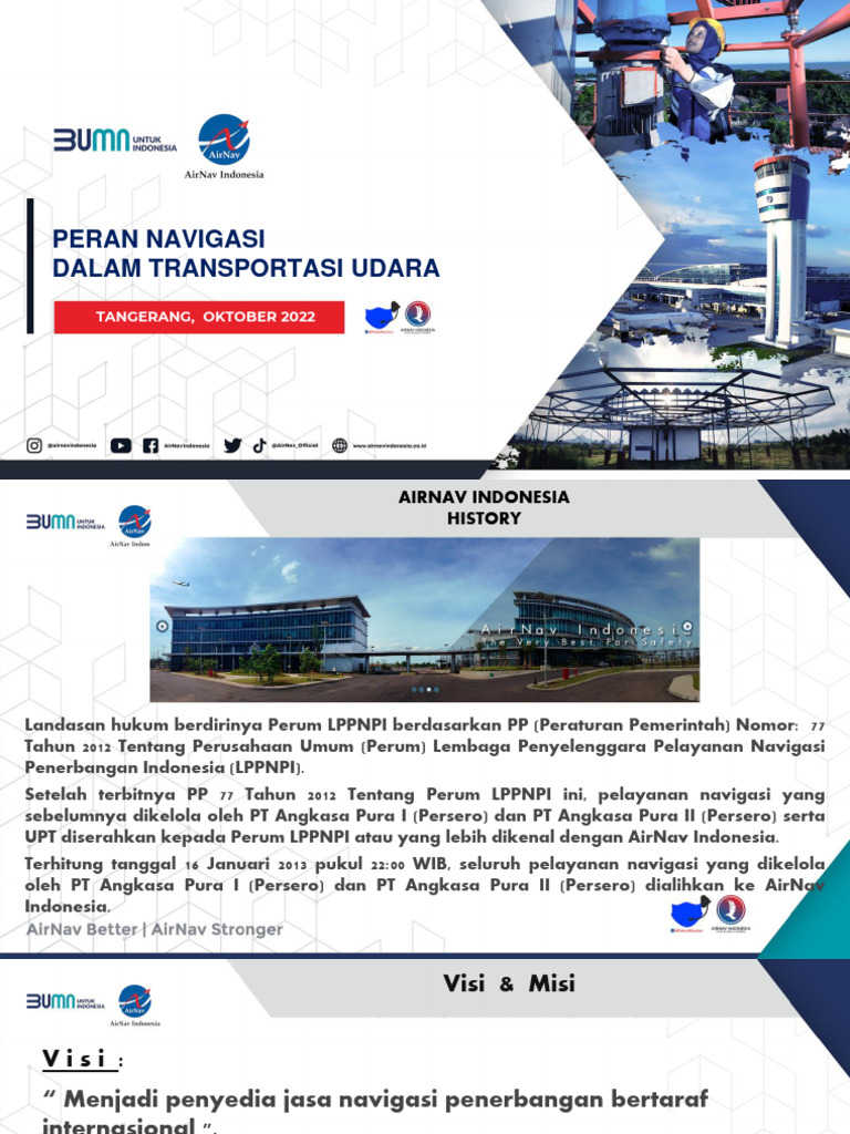 Navigasi Udara AirNav Indonesia | PDF