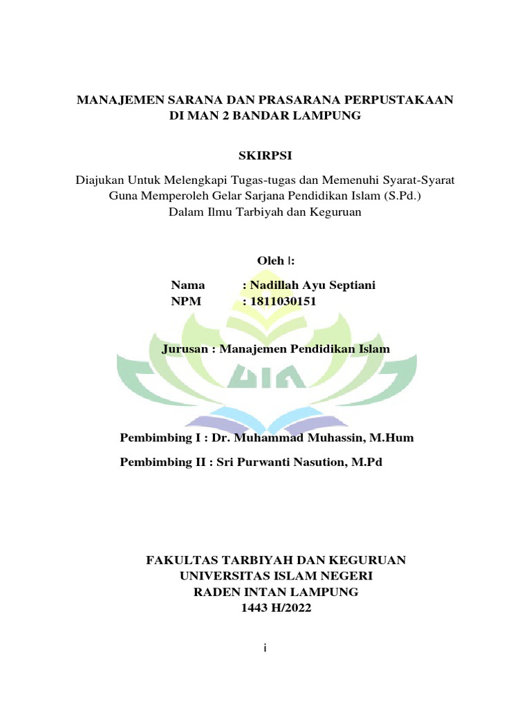 Cover Bab 1+5& Dapus | PDF