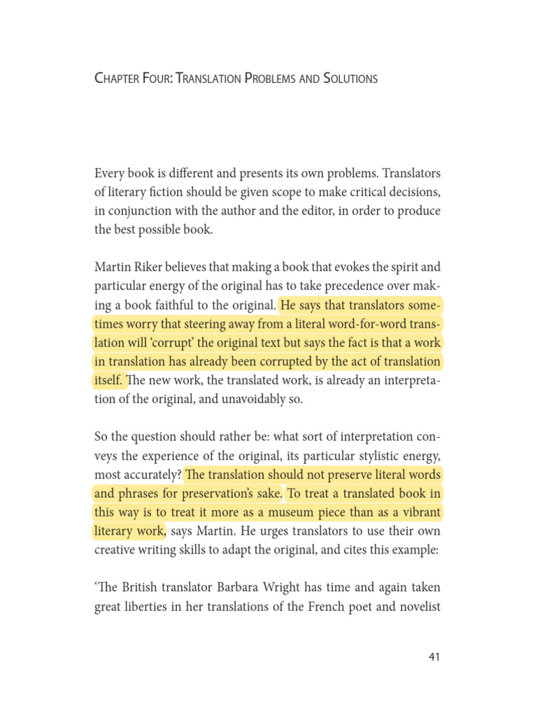 Paul Gill - Translation Problems and Solutions | PDF | Translations ...