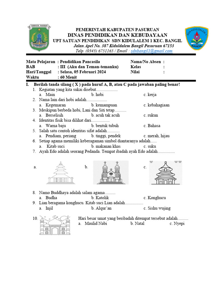 Uh Pend. Pancasila Bab 3 | PDF | Olahraga & Rekreasi | Seni & Disiplin Bahasa