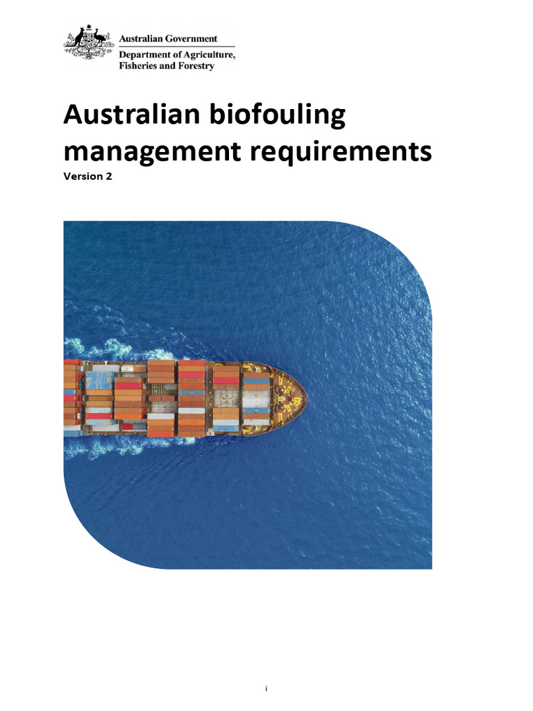 Australian Biofouling Management Requirements | PDF | Environmental ...