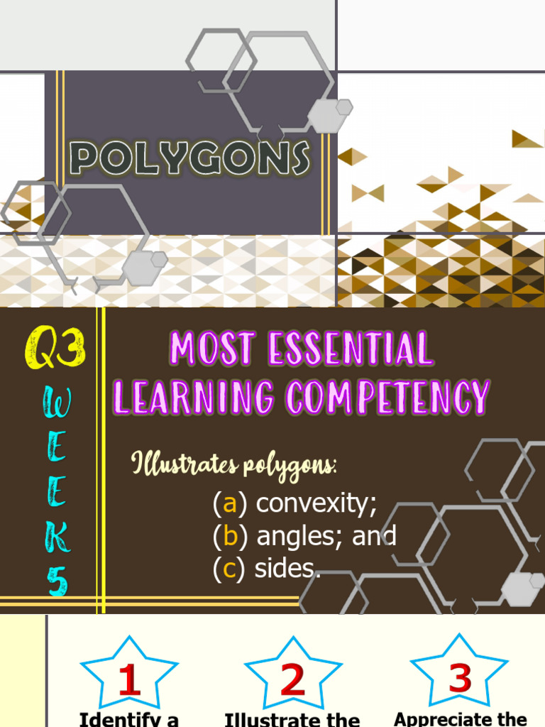 Q3 WEEK5 MATH7 POLYGONS Observation | PDF | Polygon | Vertex (Geometry)
