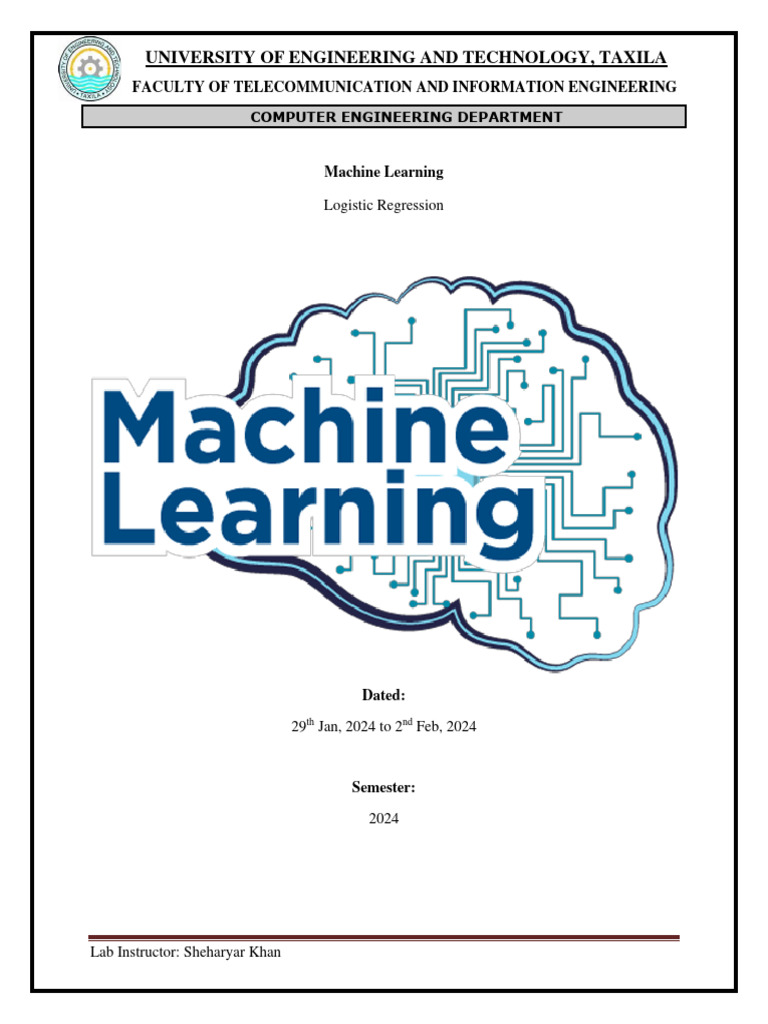 Lab Manual 04 | PDF | Logistic Regression | Regression Analysis