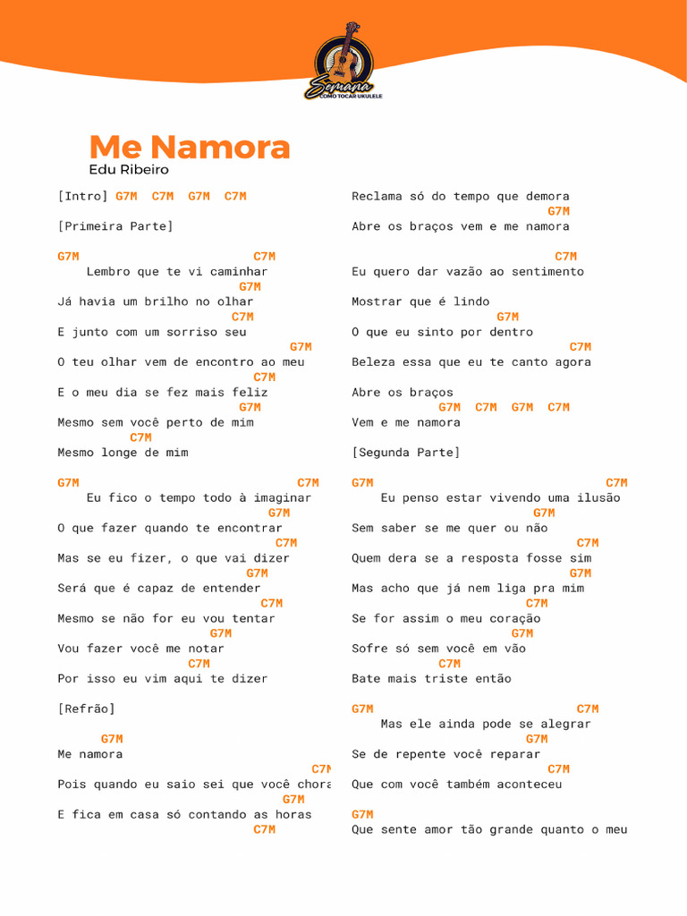 (Ctu) (Cifra) (Me Namora) | PDF