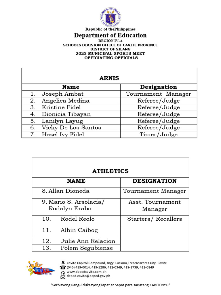 Officiating Officials | Download Free PDF | Sports