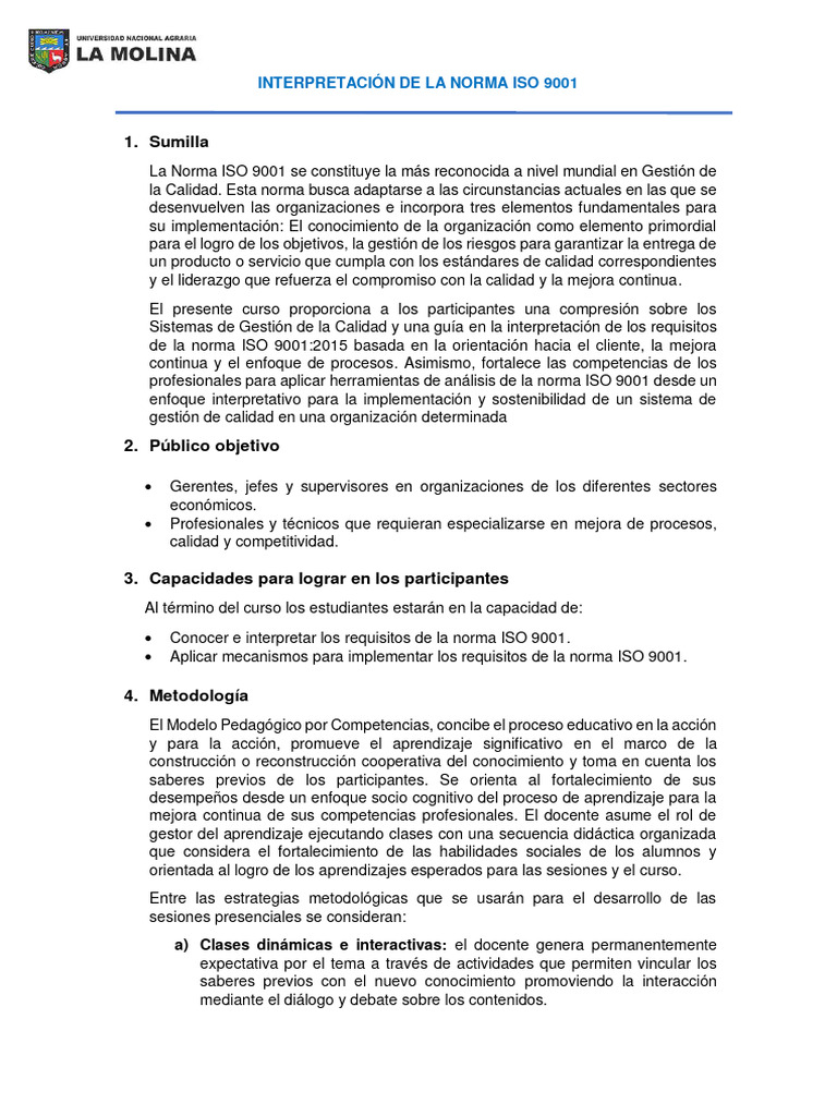 Silabo Curso 03 - ICGP | PDF