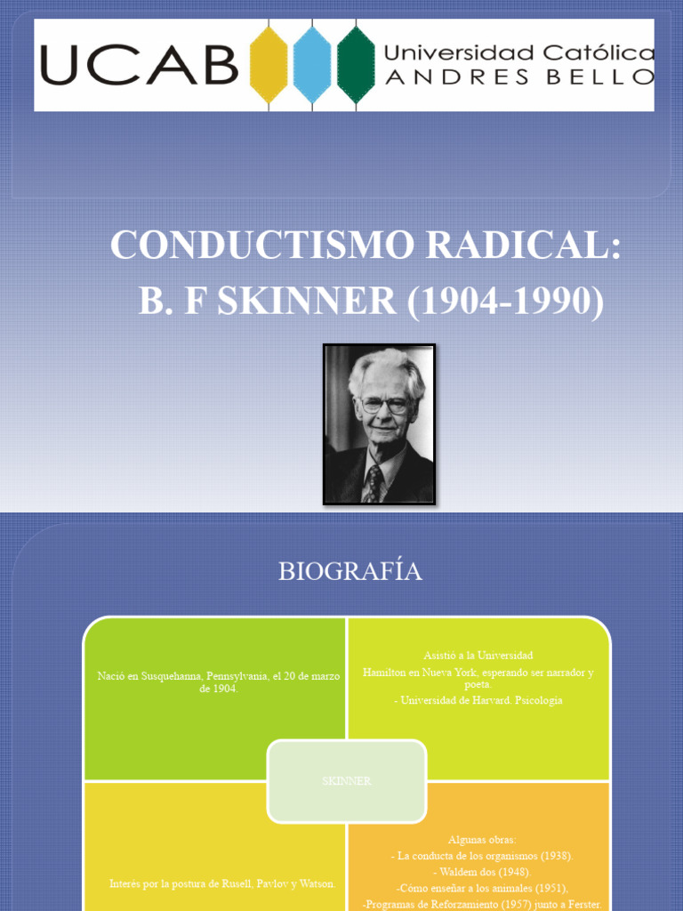Tema 5 Conductismo Radical Skinner | Descargar gratis PDF ...