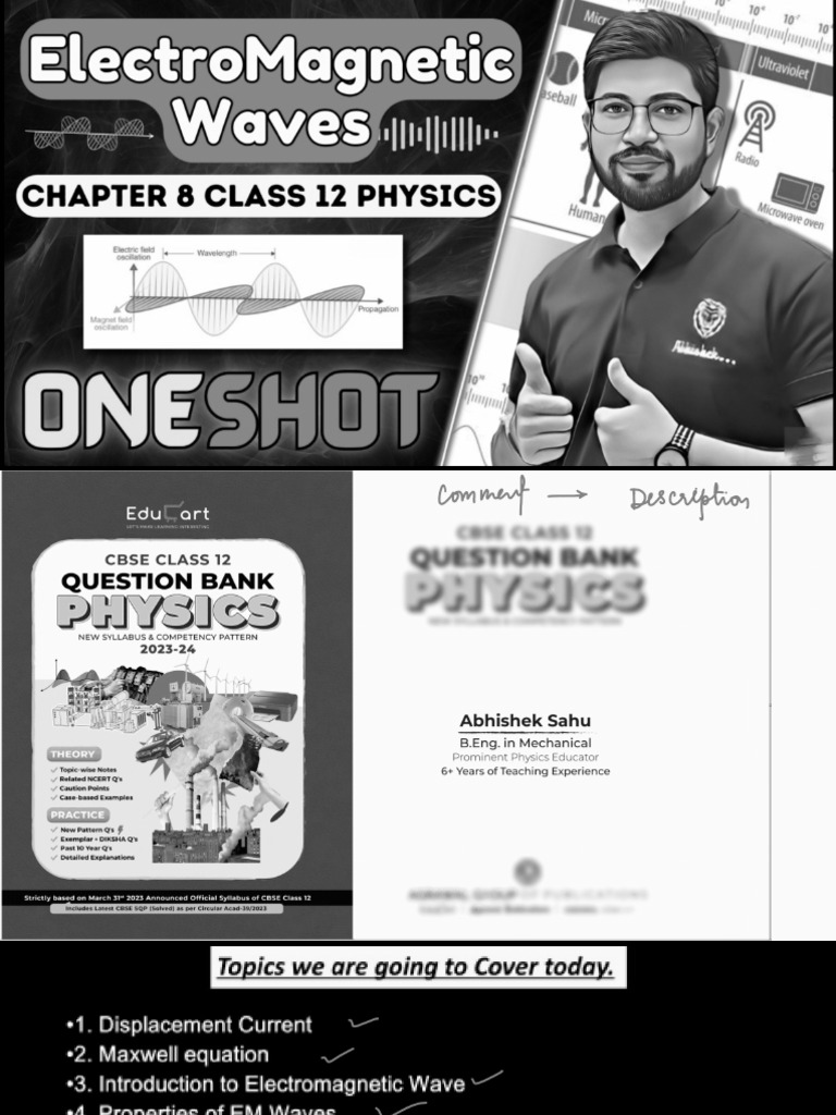 Ch-8 EM Wave Class 12 | PDF