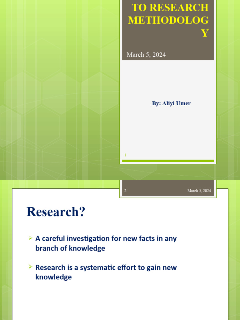 Research Methodology | PDF | Methodology | Qualitative Research
