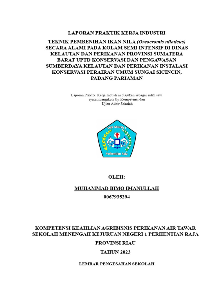 Laporan Bimo 14 Juni | PDF