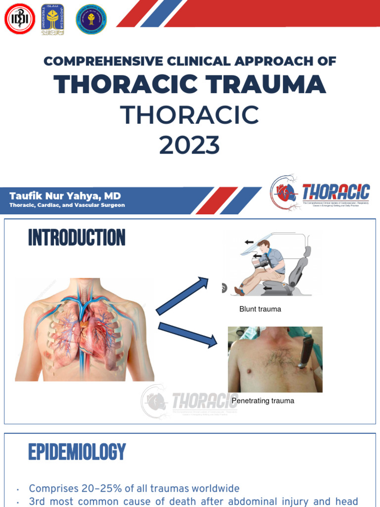 Comprehensive Thoracic Trauma Guide | PDF | Major Trauma | Thorax