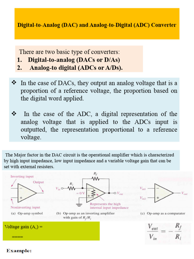 Chapter 5 Digital-To-Analog Converter DAC | PDF | Analog To Digital ...