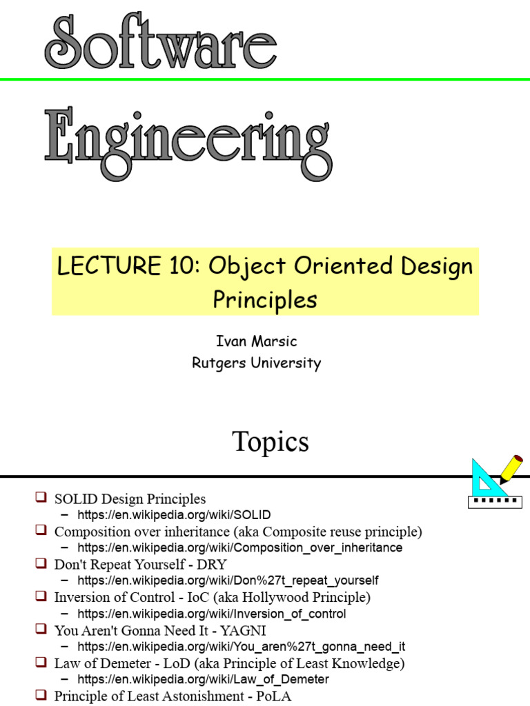 Lec 10 Design Principles | PDF | Computer Engineering | Computing