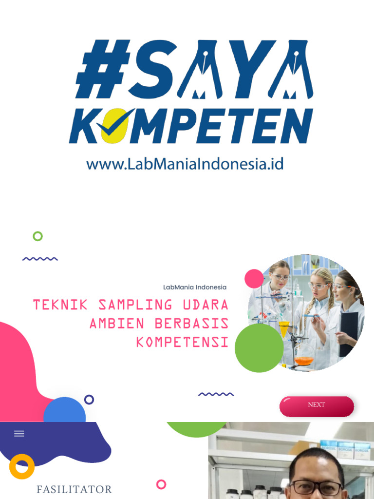 Webinar Teknik Sampling Udara Ambien Berbasis Kompetensi | PDF
