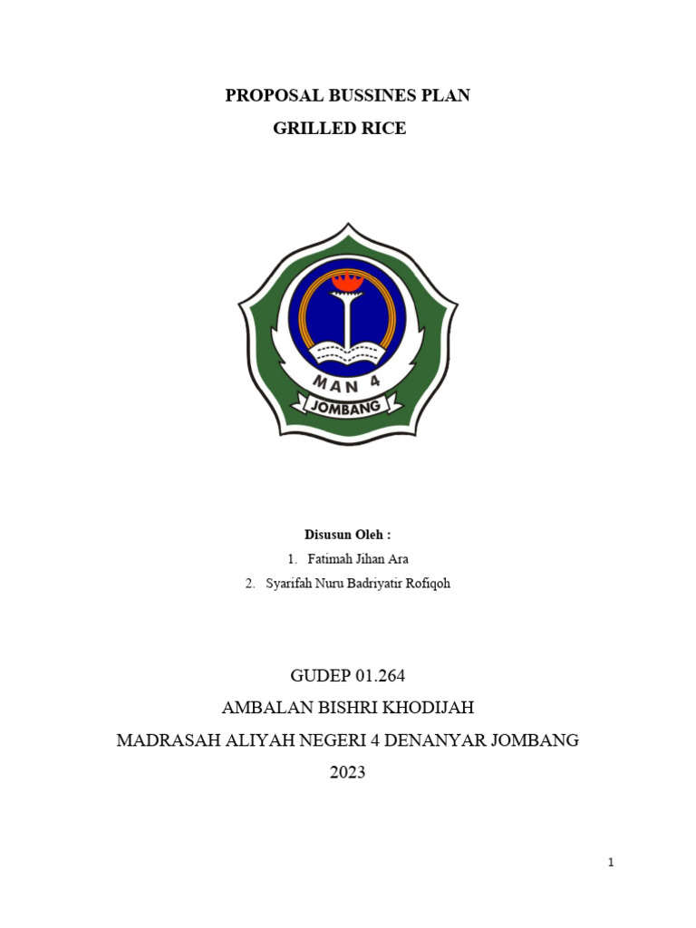 Business Plan | PDF | Kesehatan Holistik