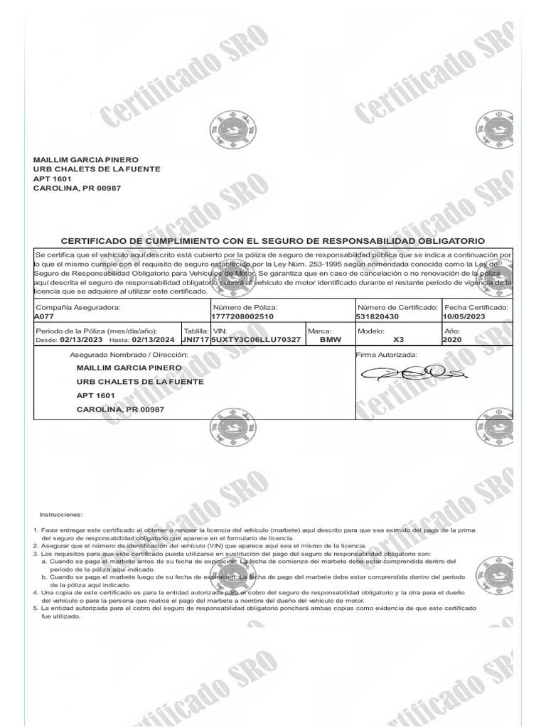 Vouchers | Descargar gratis PDF | Seguro | Póliza de seguros